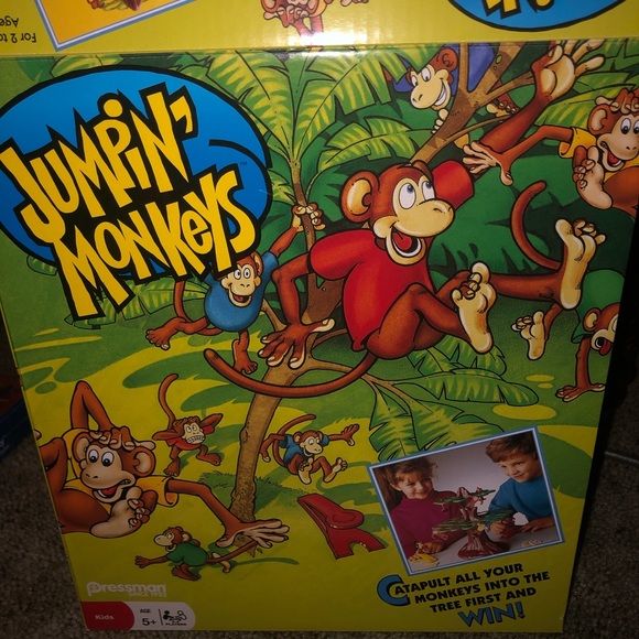 Pressman | Games | Jumping Monkeys And Picnic Party Games For Ages 4 Up ...